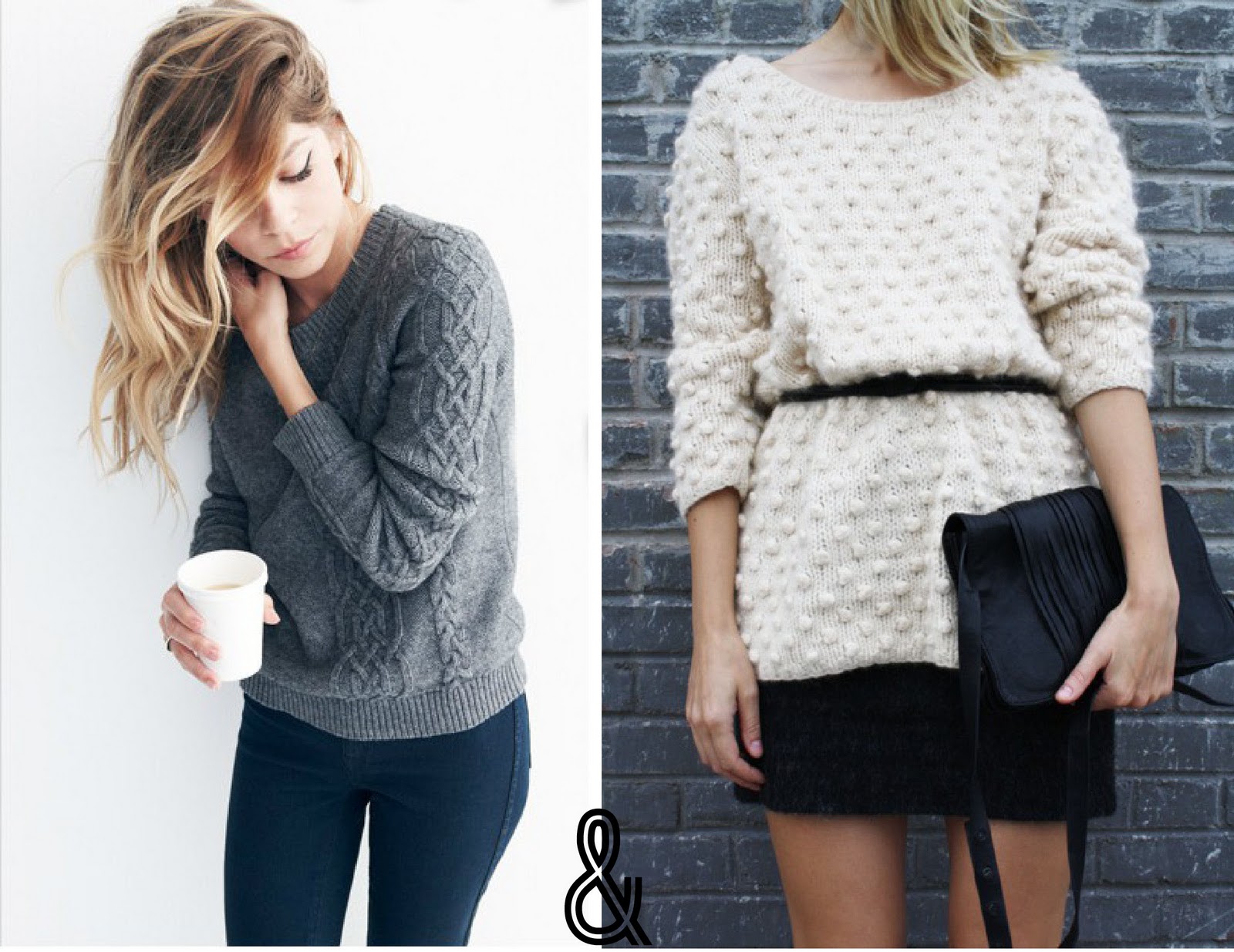 I simply love: ...cozy sweater time