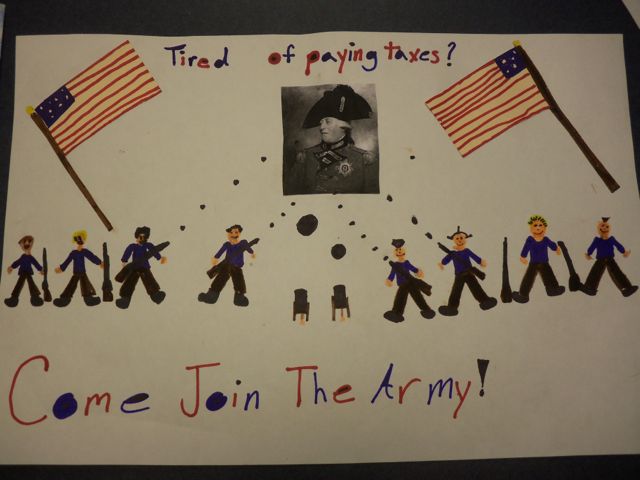 Fourth Grade Flipper: Revolutionary War Recruitment Poster Project (Joy ...