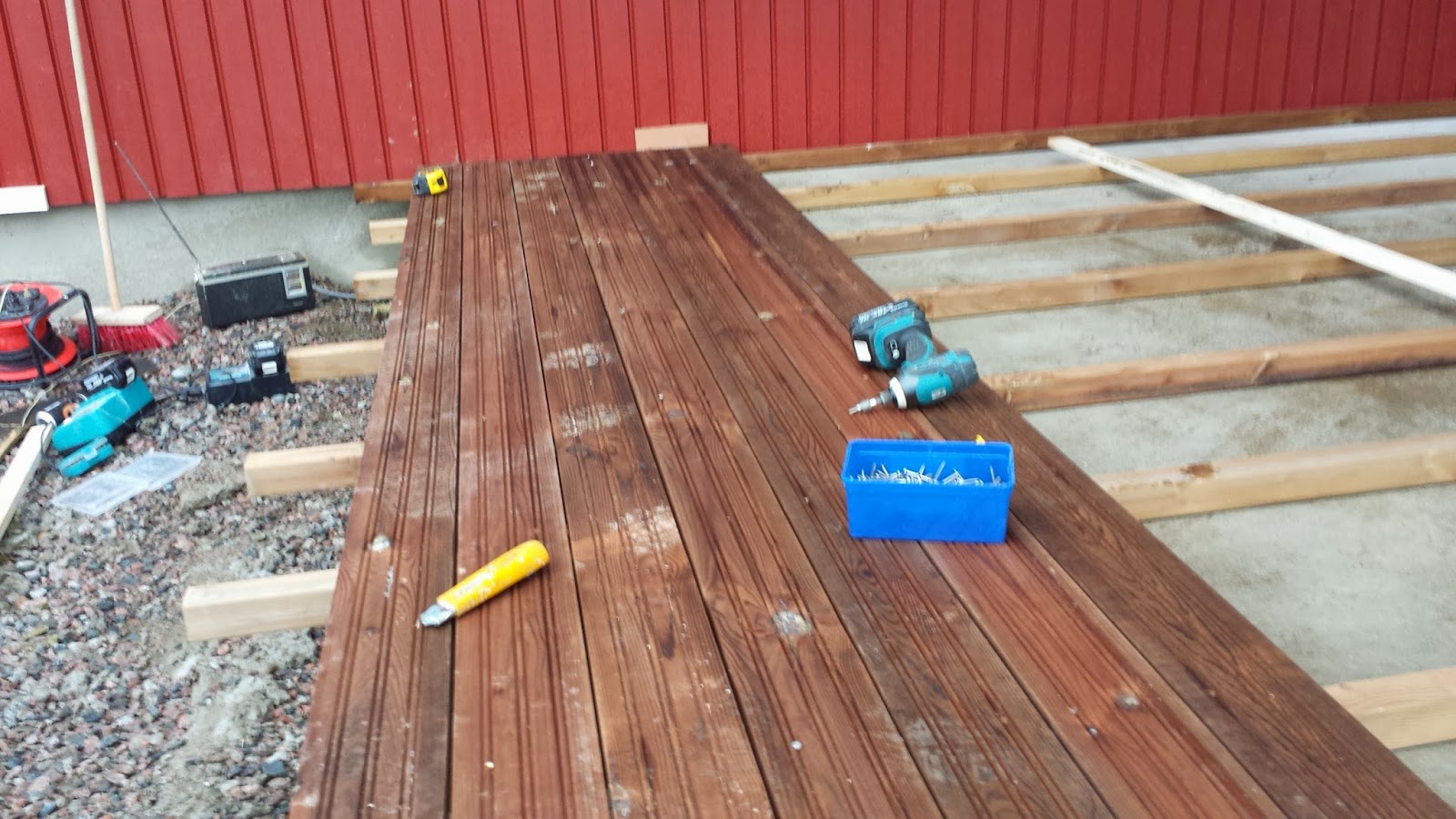 Terassin rakentaminen