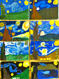 Expression of Imagination: "Views of Van gogh" by 7th grade