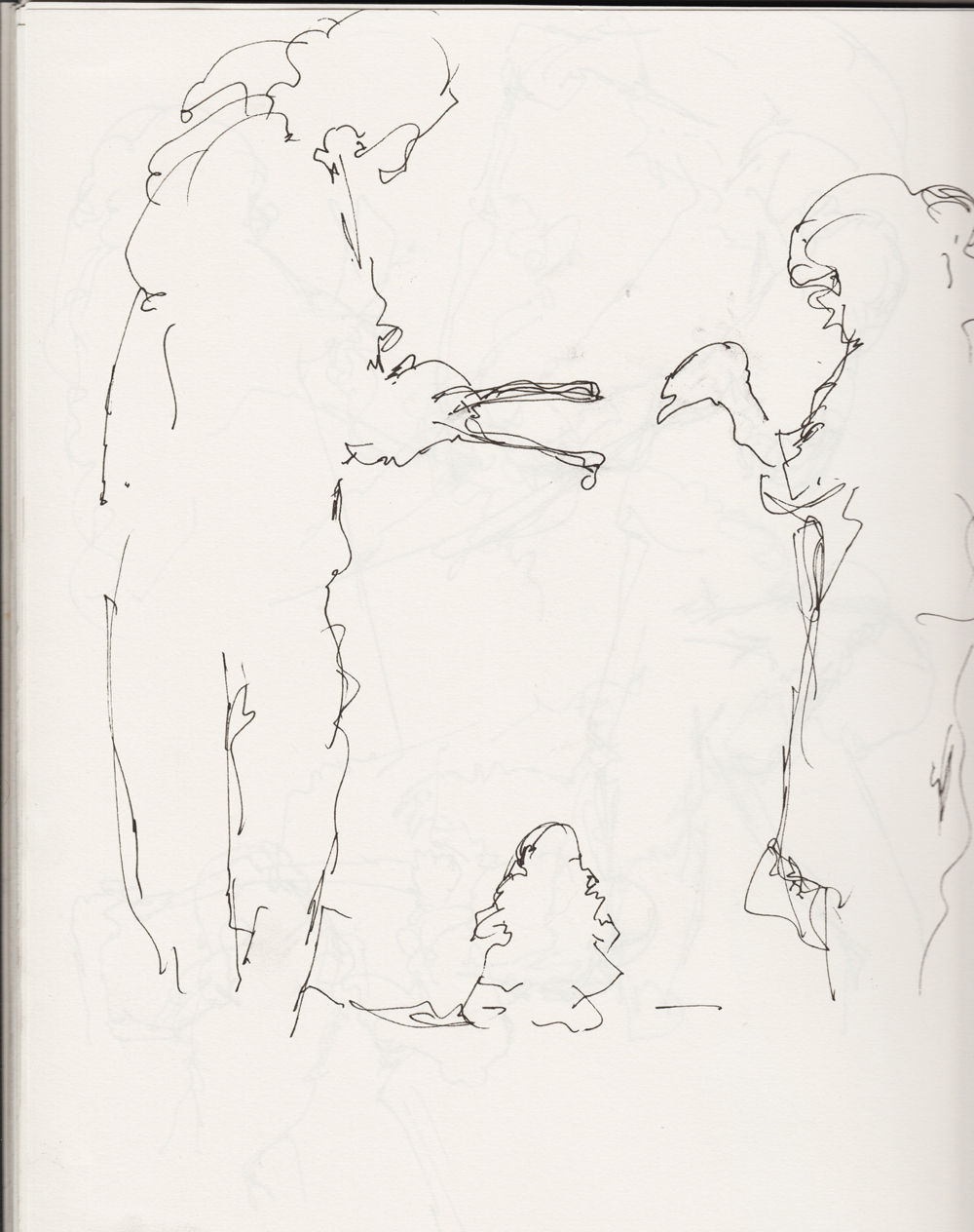 Padmayogini's Artist's Diary: Wild man life drawing at Turner Contemporary