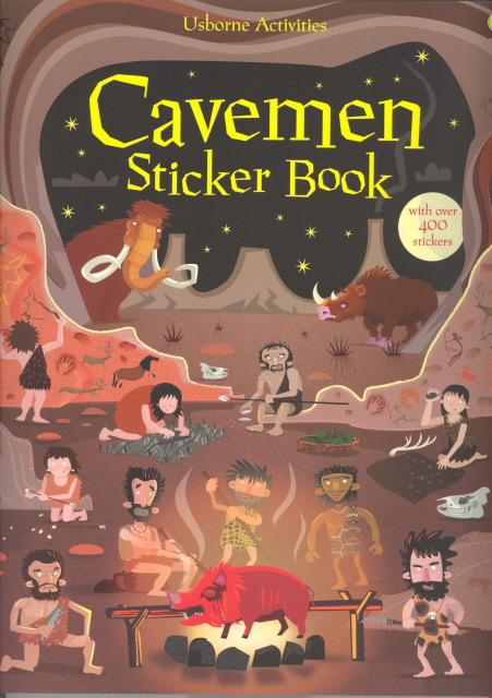 Awfully Big Reviews Big Archive: CAVEMEN STICKER BOOK by Paul Nicholls ...