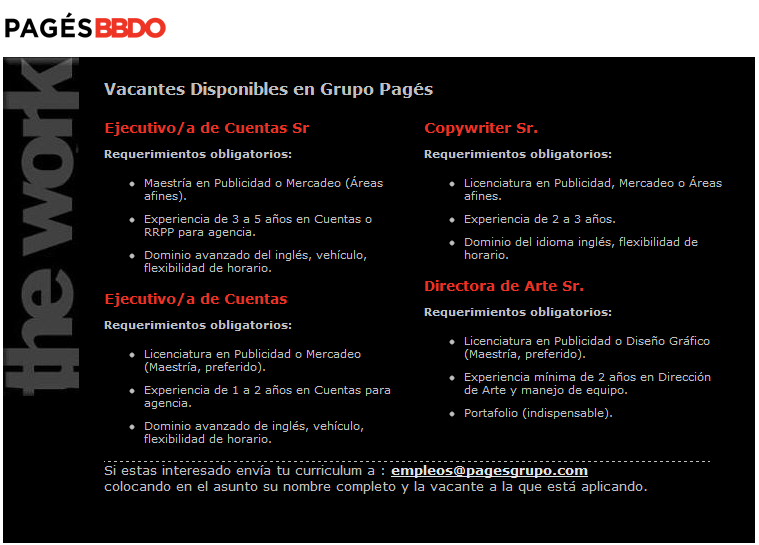 #Vacantes disponibles en grupo Pagés | Ayuda Empleos RD :: Empleos en ...