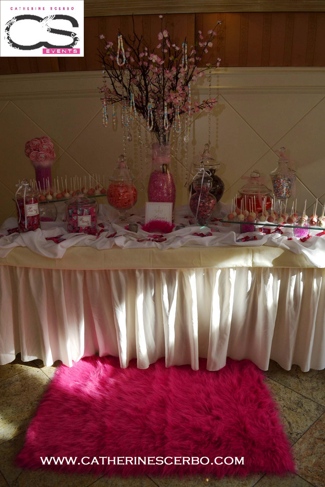 Catherine Scerbo Events, LLC: A Very Sweet & Pink Candy Buffet!