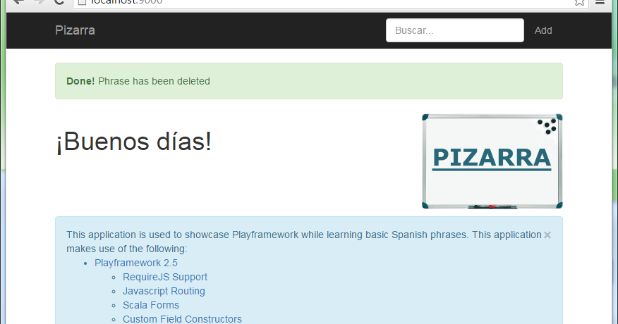 Monster Sandwich: Play Framework 2.5 sample CRUD application