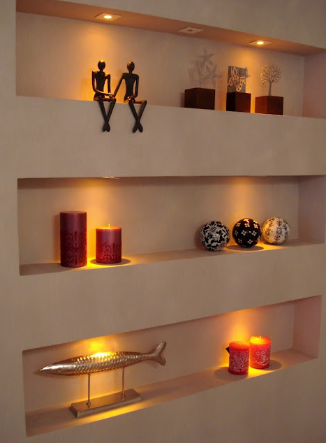 Blog Achados de Decoração : USANDO NICHOS NA PAREDE: DECORAÇÃO COM OS ...