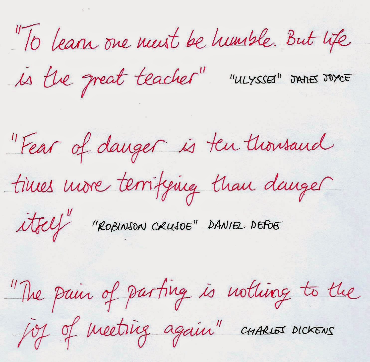 Click on: HANDWRITTEN QUOTES