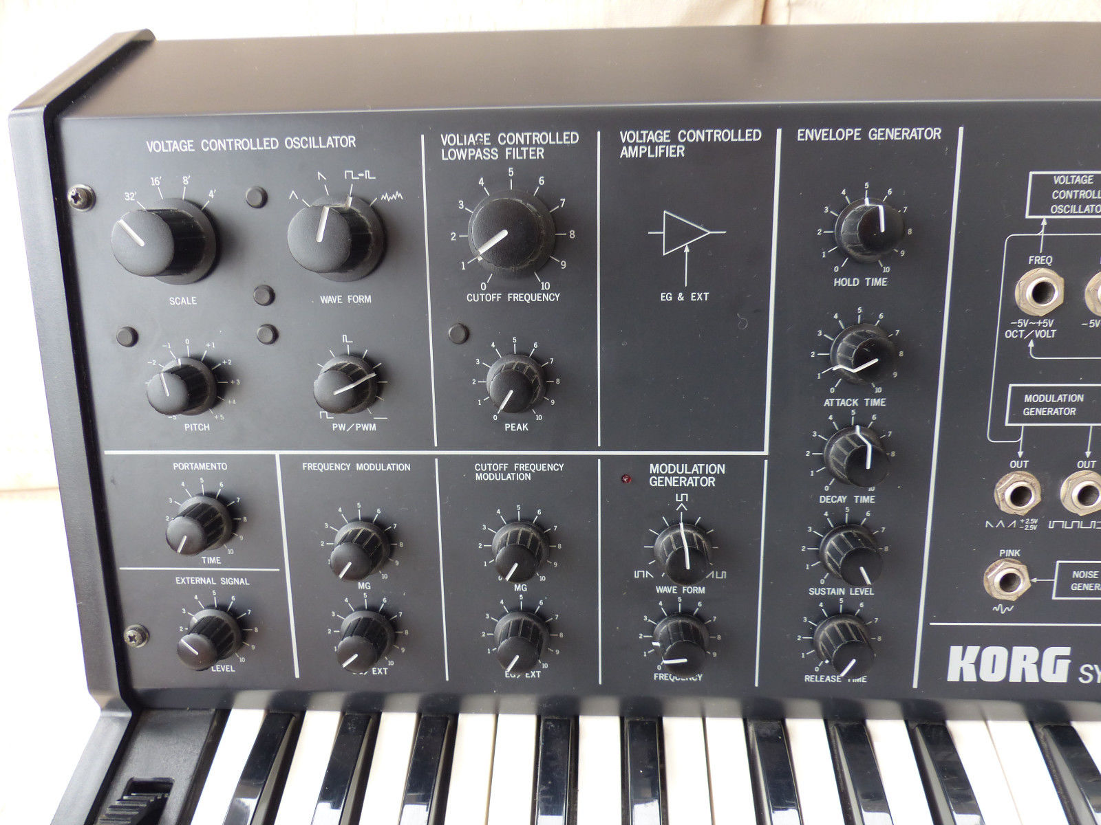 MATRIXSYNTH: KORG MS10 SN 133418