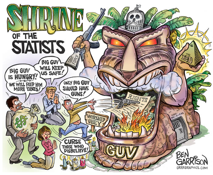 Rogue Cartoonist: Ben Garrison, libertarian