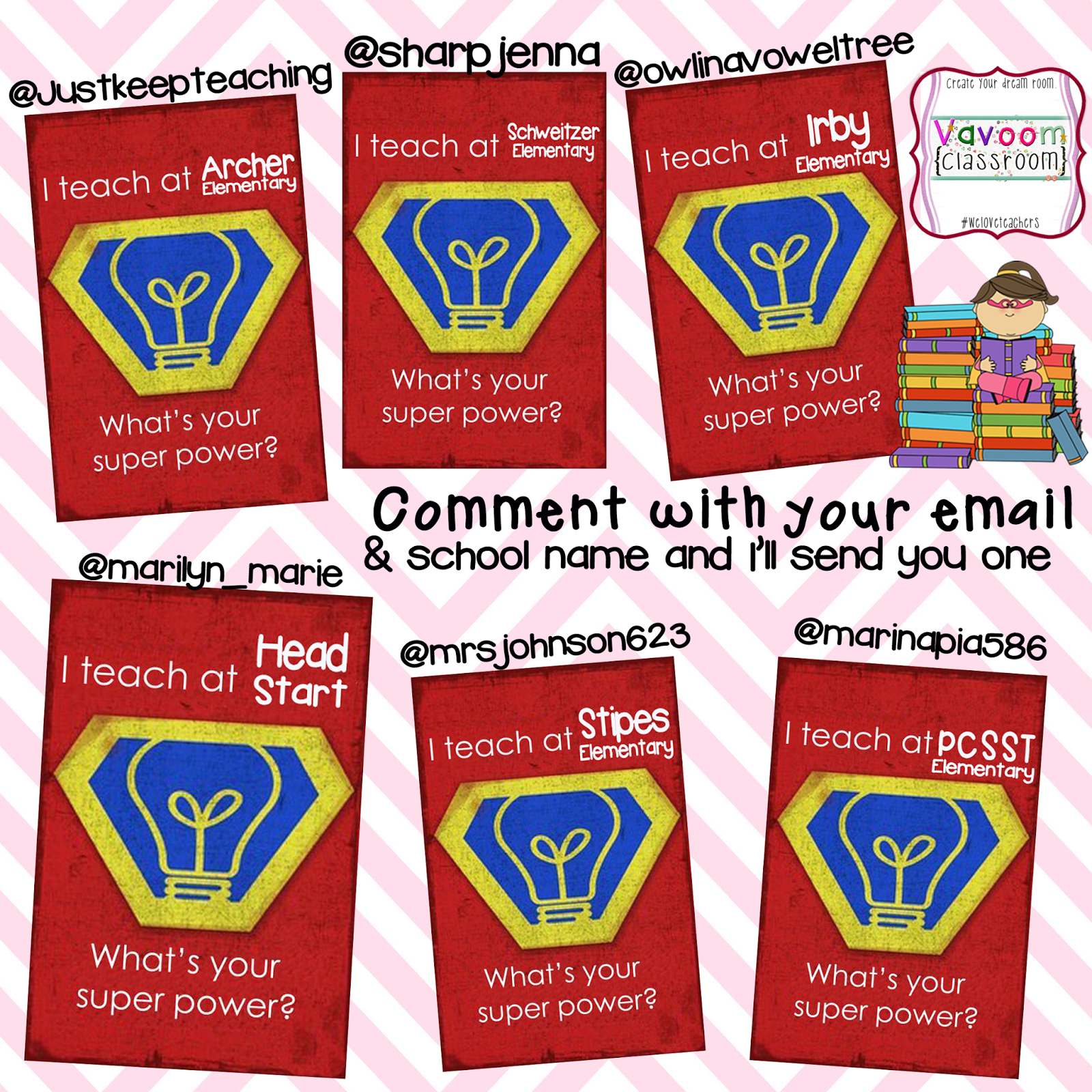 Vavoom Classroom: I teach, What is your SUPER POWER?