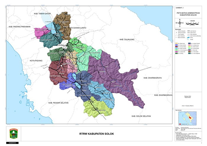Solok Nan Indah: Peta Kabupaten Solok