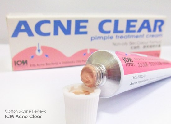Cotton Skyline: [Review] ICM Acne Clear
