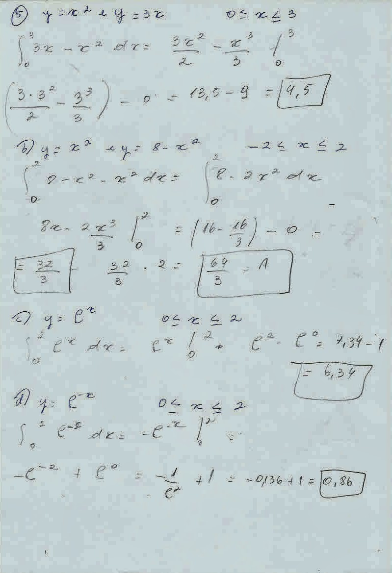 Lista de Exercícios de Cálculo Resolvidos [Integral definida e ...