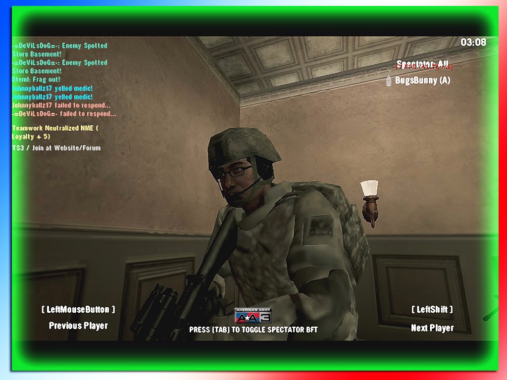 America's Army 3: Recce Rectal Cranial Inversion Redleg Rectal Cranial ...