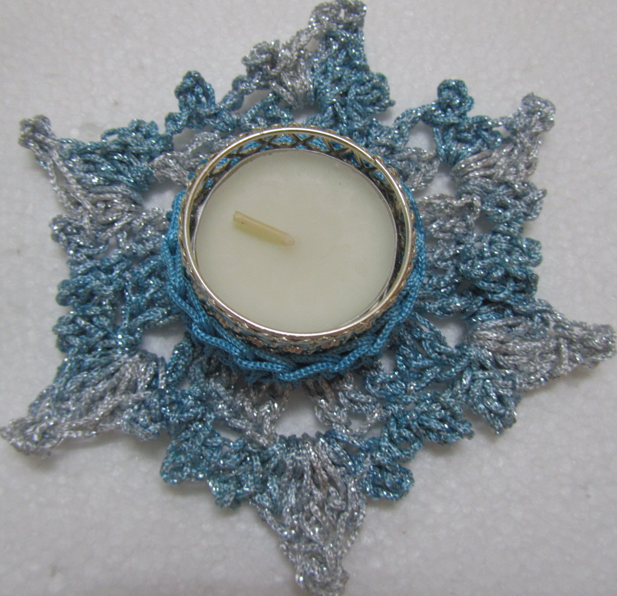 Sweet Nothings Crochet: TEA LIGHT HOLDER 2