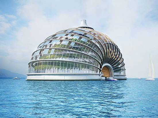 Famous Buildings Of The World: Ark Hotel - Most Unique Dome Shaped Hotel