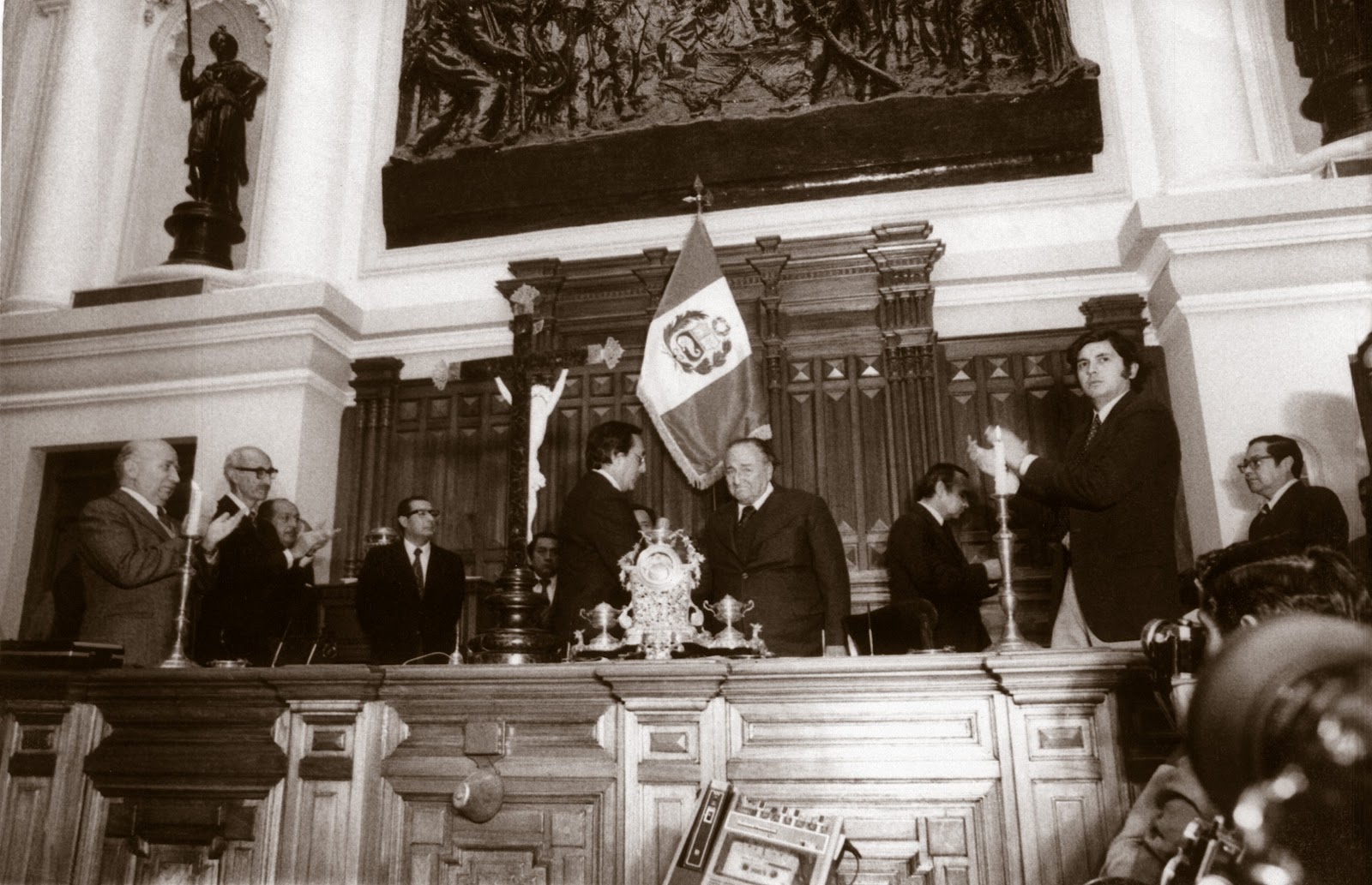 CUA UNFV: Instalación de la Asamblea Constituyente 28 de julio de 1978