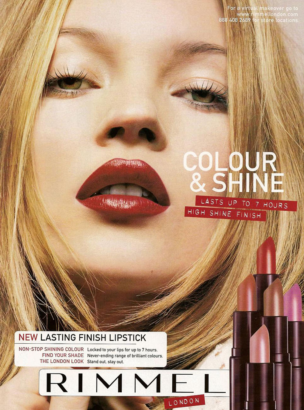 Sia's Obsessions: 10 lat Kate Moss dla Rimmel w obiektywie