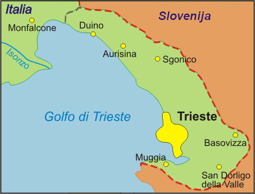 Mappa della Città di Provincia Regionale Italia: Cartina Politica della ...