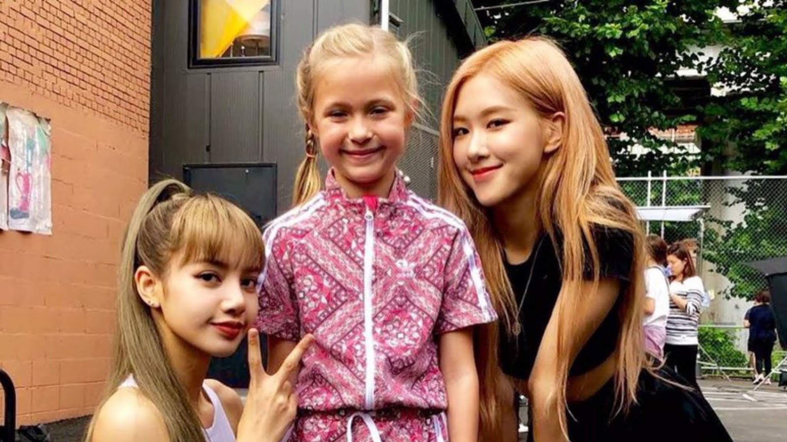 Lisa Cupss Taking Picture with Rose and Lisa on Adidas Commercial ...