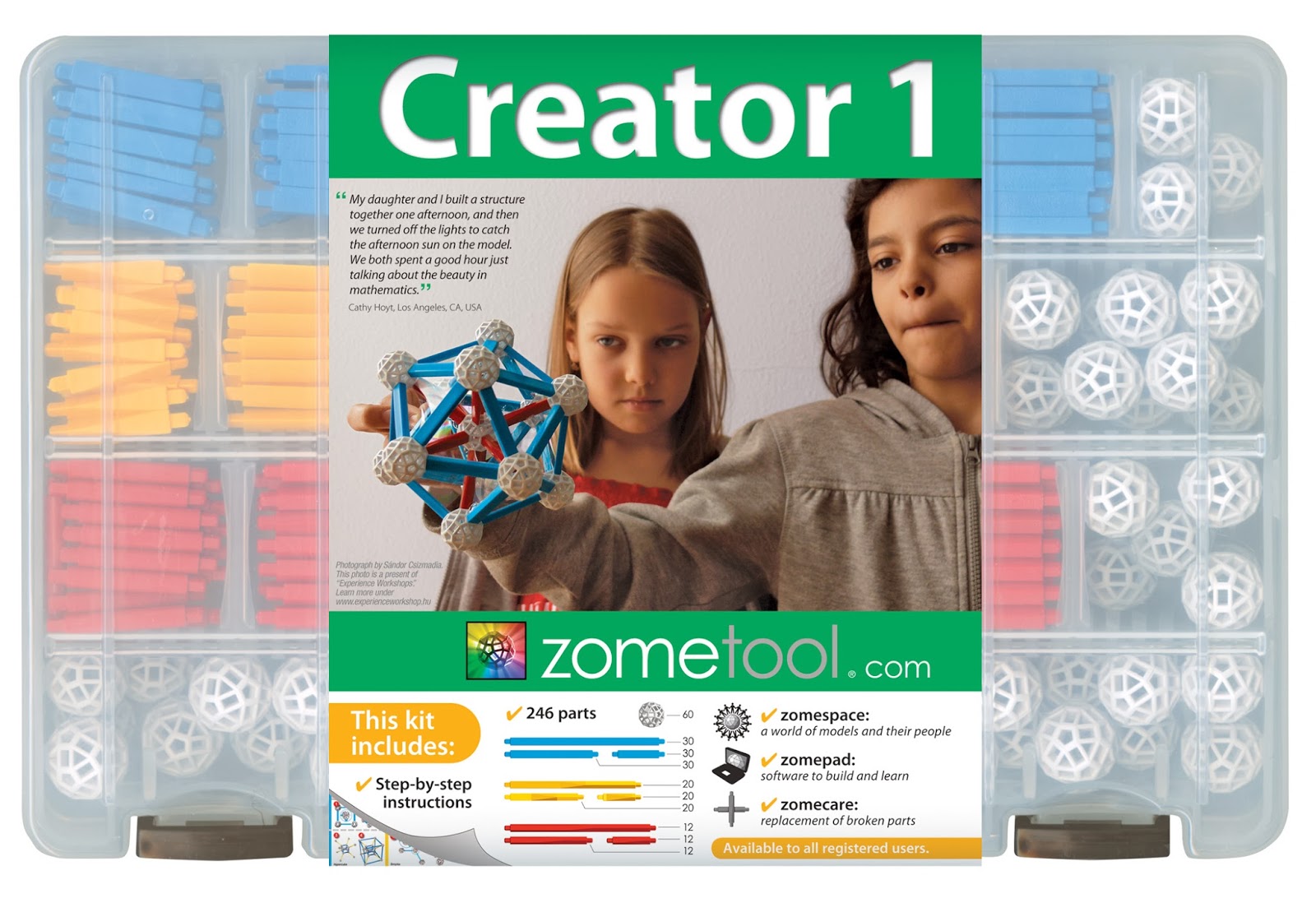 Toys As Tools Educational Toy Reviews: Zometool Meets Bam-Bam (a.k.a. #1)