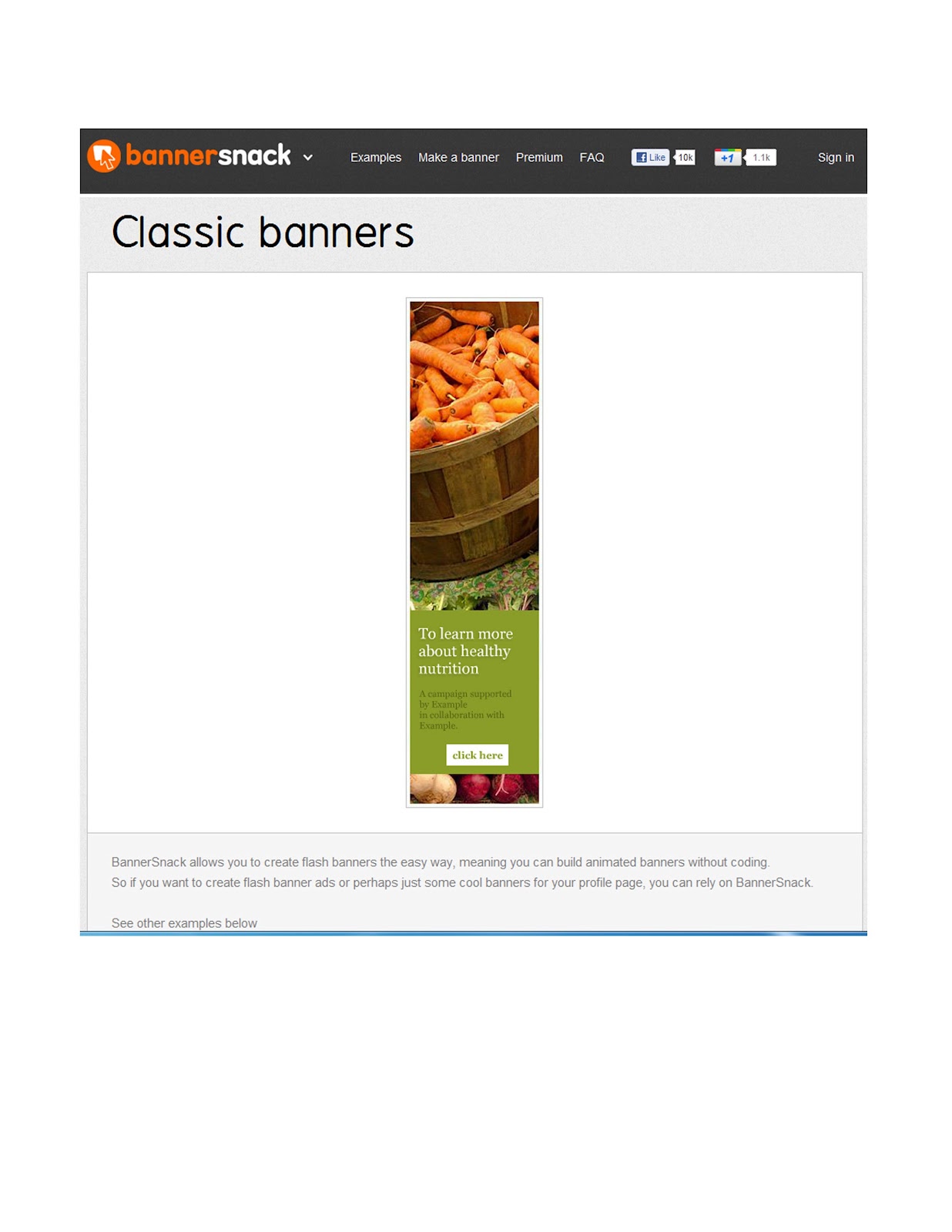 Design Thoughts: examples of flash banner designs