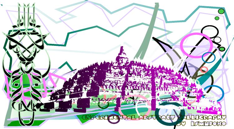 ABSTRACT CALLIGRAPHY: NEGATIVE PAINTING