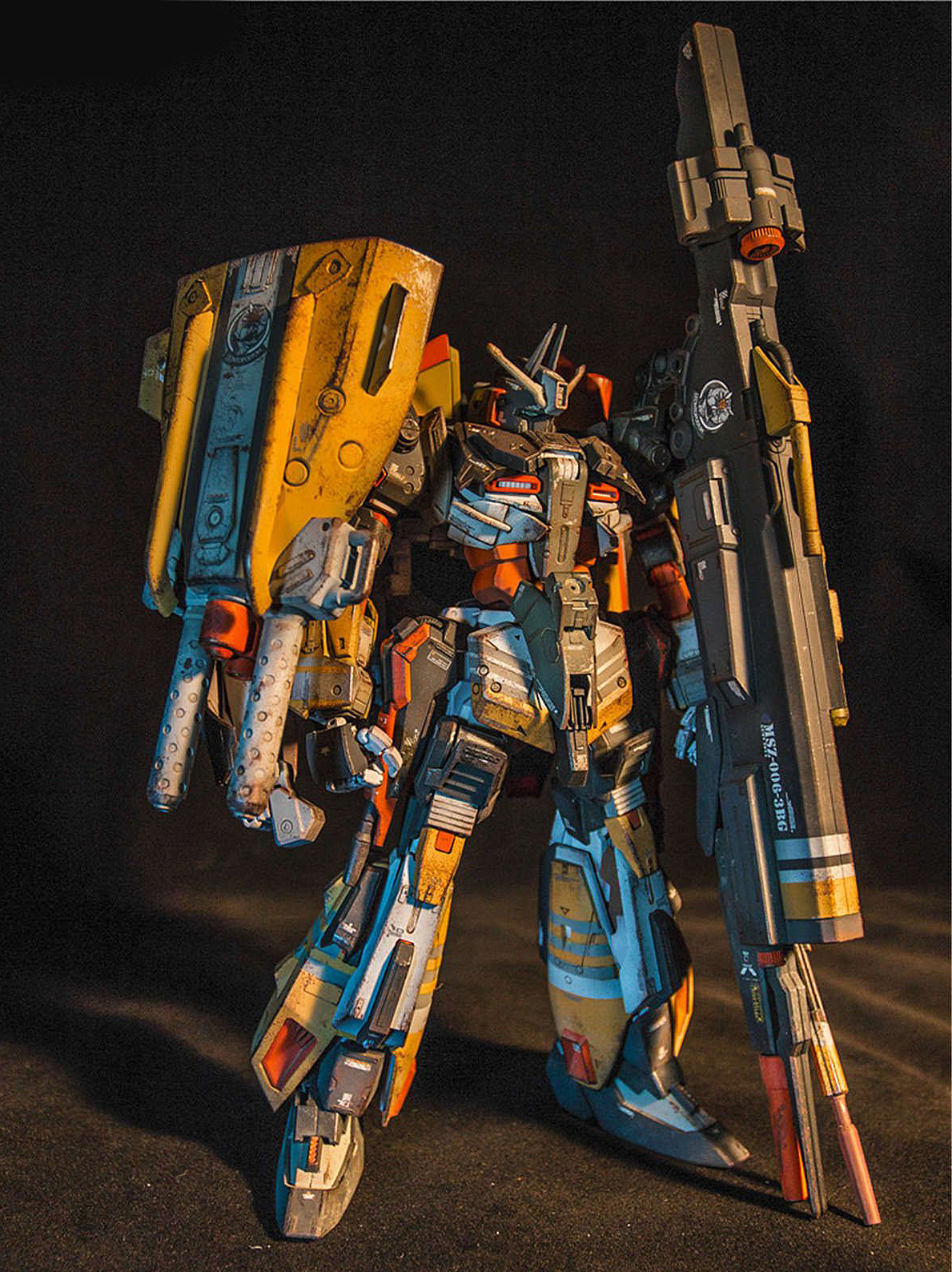 GUNDAM GUY: MG 1/100 MSZ-006-3B Zeta Gundam Unit 3 B-type Gray Zeta ...