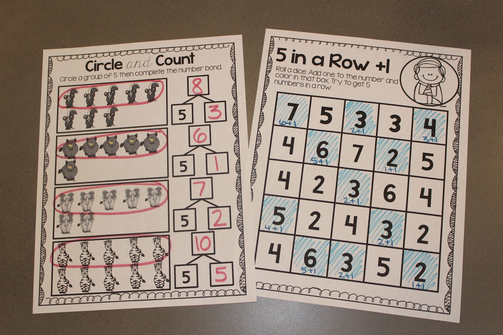 Sneaking in Standards: First Grade Engage NY Math: Module 1- Lessons 1-5