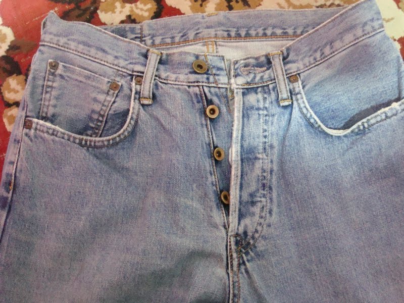 BundleWalla: Edwin 505 Button Fly Red Selvedge Jeans