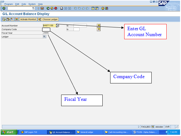 Free SAP Training Manuals: T Code-FS10N: SAP FI USER MANUAL