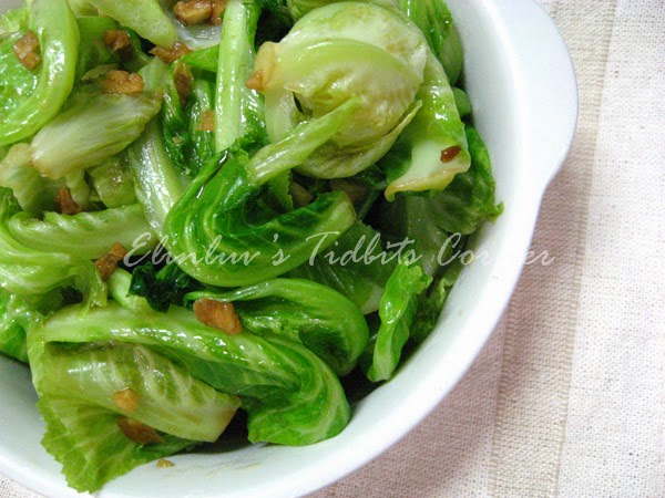 Elinluv's Tidbits Corner: Simple Stir Fry ' Choy Tam