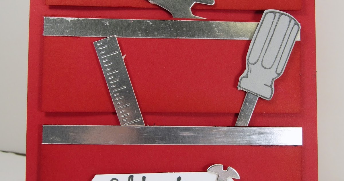 Personally Yours: Stampin' Up! Build It Framelits - Red Tool Box