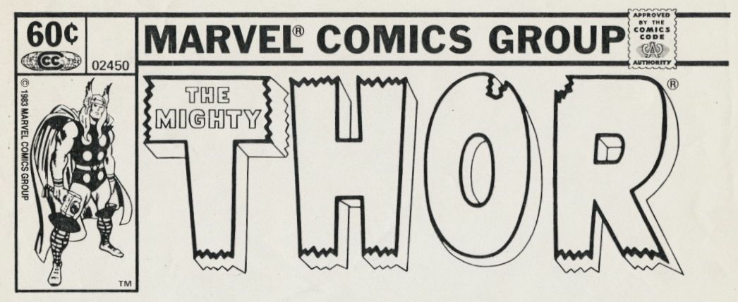 Tenth Letter of the Alphabet: Anatomy of a Logo: The Mighty Thor, Part 2