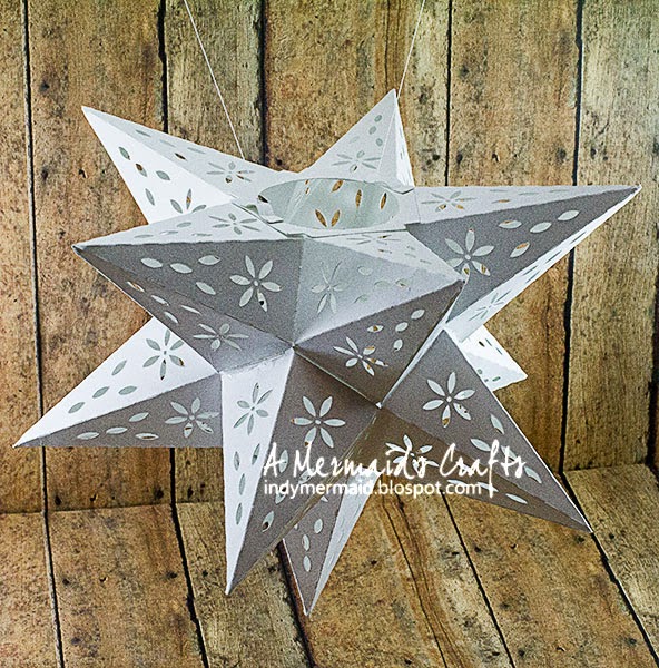 A Mermaids Crafts: 3D Flower Star Luminary Lantern