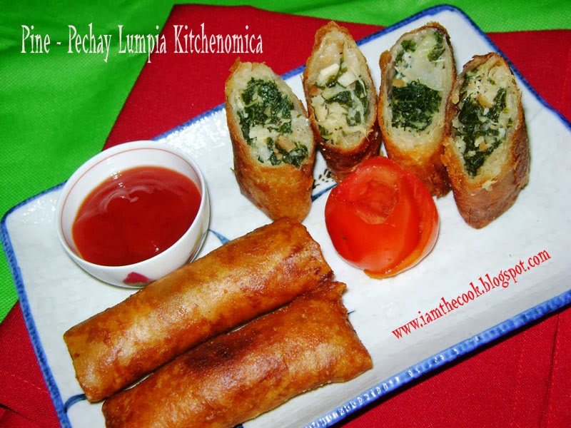 i am the cook!: Pine-Pechay Lumpia Kitchenomica (Snow Cabbage and ...