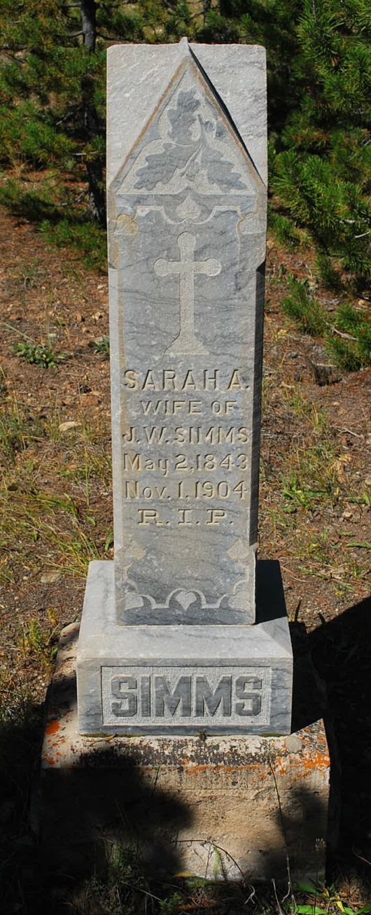 Ancestral Breezes: Burial Site of Sarah A Simms