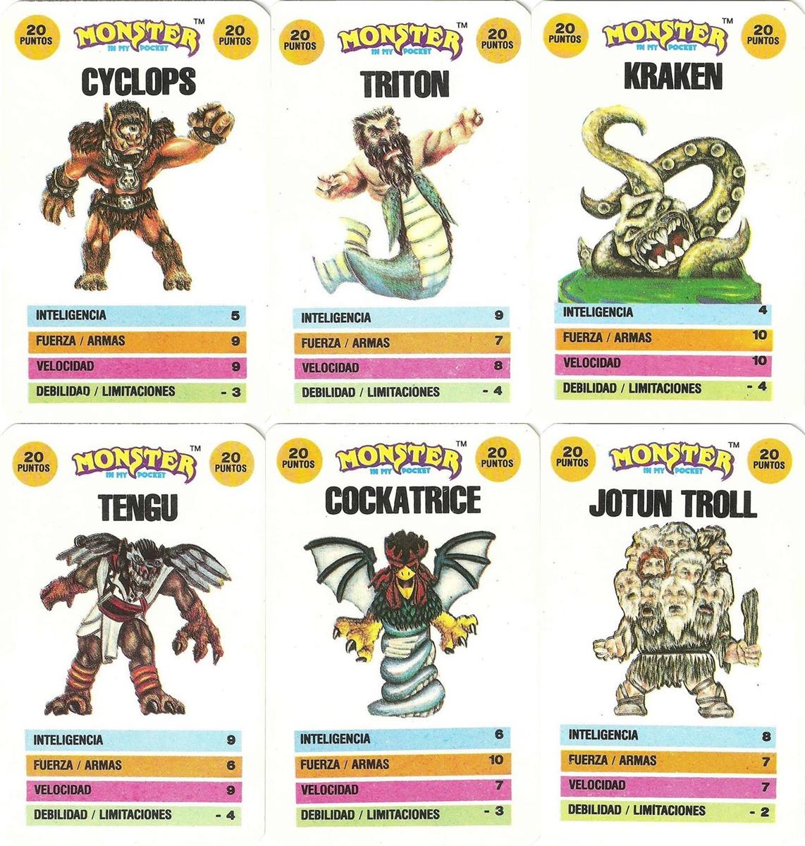 Barajas y Naipes: Monster in my pocket
