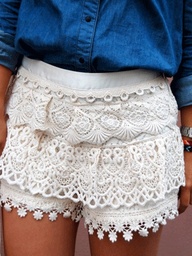 Top Collection: Lace Shorts Collection I