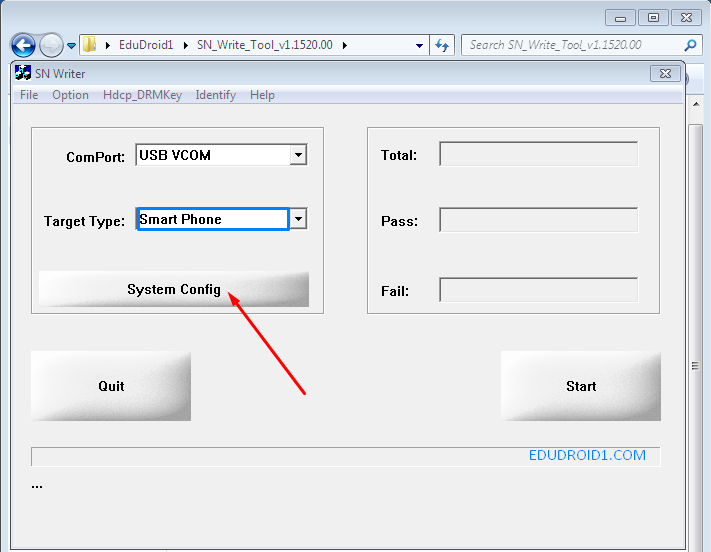 How to Use SN Write Tool - EduDroid1