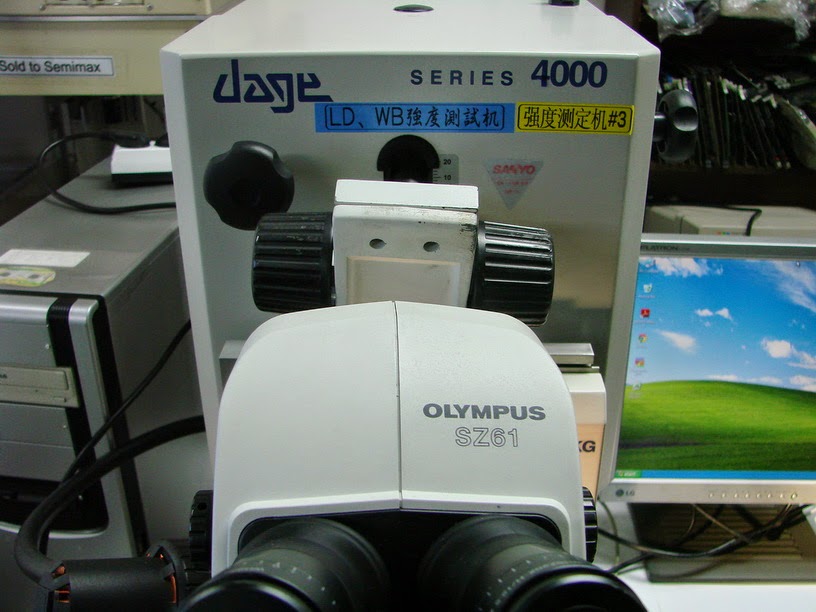 Semiconductor Equipment: Dage 4000 Wire Pull Ball Shear Die Shear Cold ...