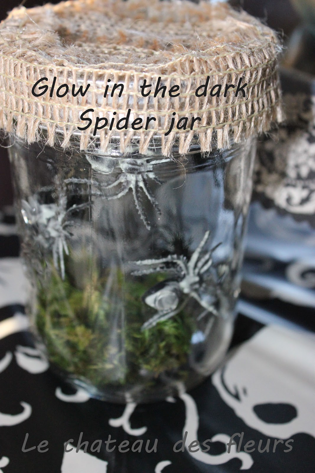 "Isabelle Thornton" Le Chateau des Fleurs: Glow in the dark Spider jar ...