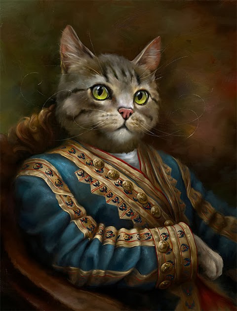 King Cat Paintings | Inspiring Design - S7eep