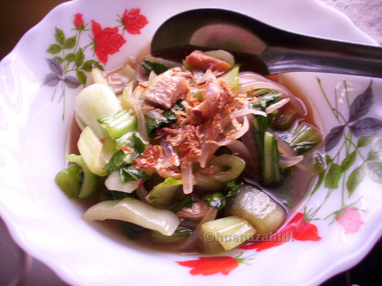 husnazahidi: Dinner Sawi Ikan Masin