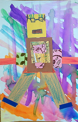 The David Lubin Art Studio: Rainbow Robots