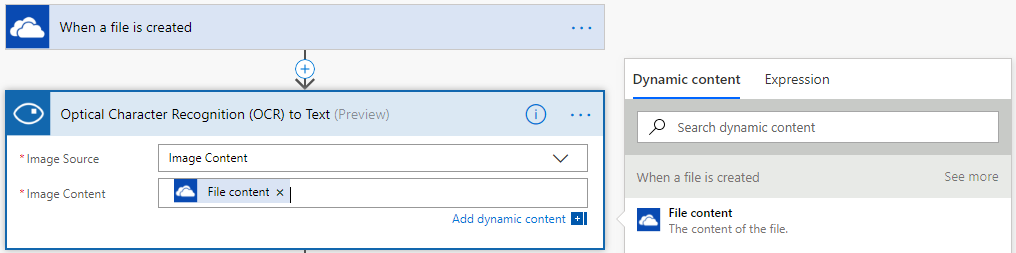 Analyzing expense receipts with Azure Cognitive Services and Microsoft Flow