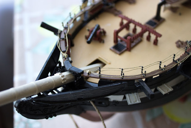 Sailing Ship Models: USS Constitution - The Bowsprit