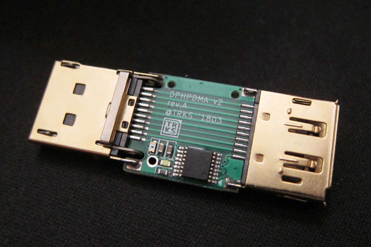 DPHPDMA (version.2) - DisplayPort HPD Mod Adapter
