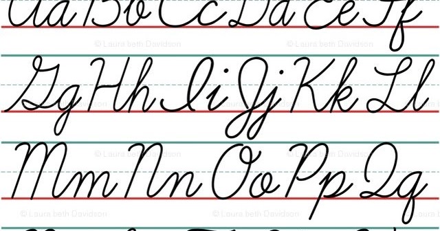 ClassicAndCozy: Cursive Writing--Welcome Back