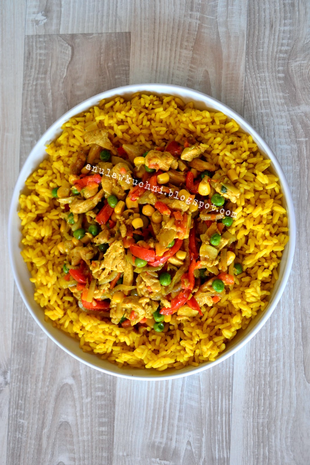 Anula w kuchni: Ryż curry z kurczakiem i warzywami